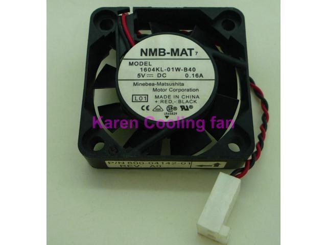 shiping NMB 1604KL-01W-B40 4010 4cm 5V 0.16A two-line double ball ...