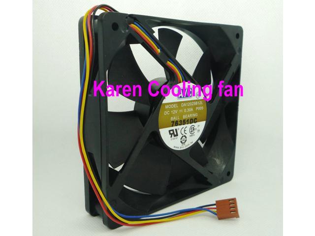 AVC12cm DA12025B12L 12025 12v 0.3a cooling fan 120*120*25mm 4wire ...
