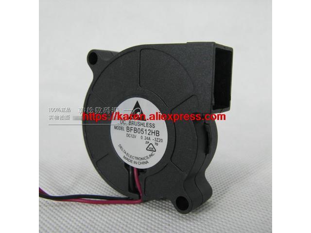 DELTA 5015 BFB0512HB 12V 0.24A double ball blower cooling fan - Newegg.com