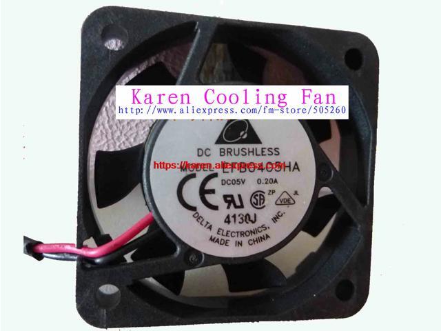 DELTA 4CM EFB0405HA -R00 4010 5v 0.2a cooling fan FD124020MB 4020 12V 0 ...