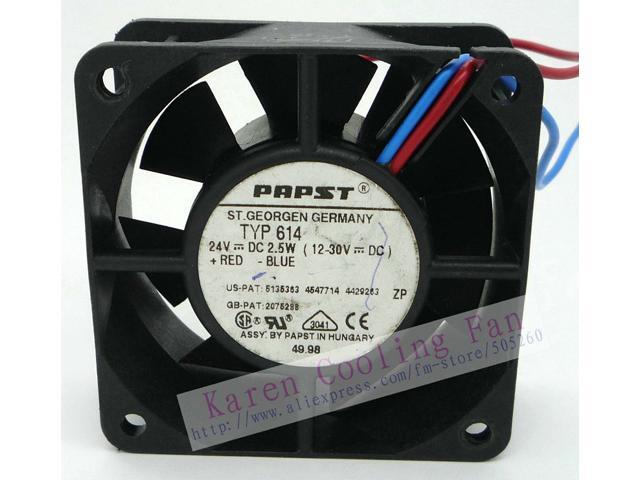 EBM PAPST 6025 24V 2.5W TYP614 cpu cooler heatsink axial Cooling ...