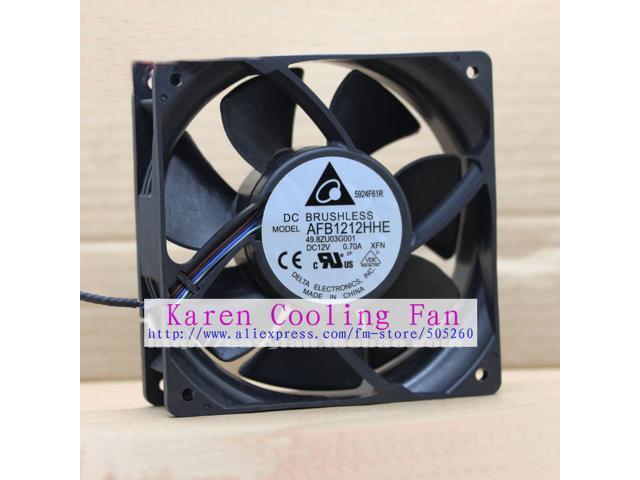 Delta AFB1212HHE XFN 12cm 12V 0.70A 120*120*38MM 12CM 4 Lines Projector cooling fan - Newegg.com