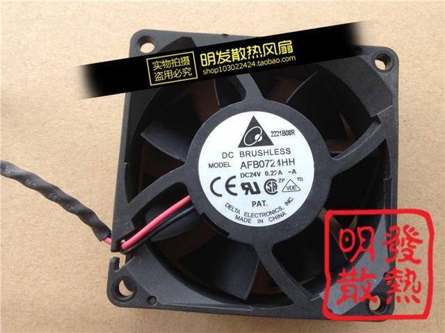 authentic AFB0724HH 7 cm 7025 24V 0.22A two-wire variable frequency ...