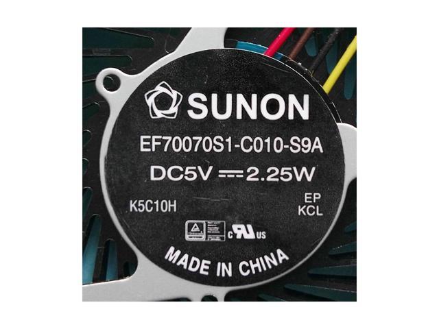 New and Original CPU fan for SUNON EF70070S1-C010-S9A laptop CPU ...