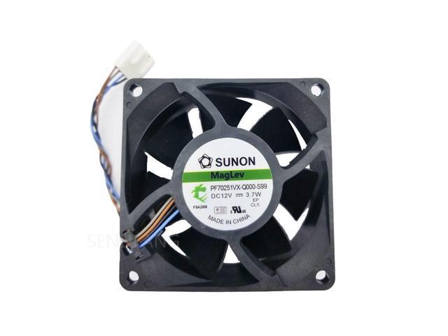 original PF70251VX-Q000-S99 7cm 7025 70x70x25mm 12V 3.7W 4 lines pwm ...