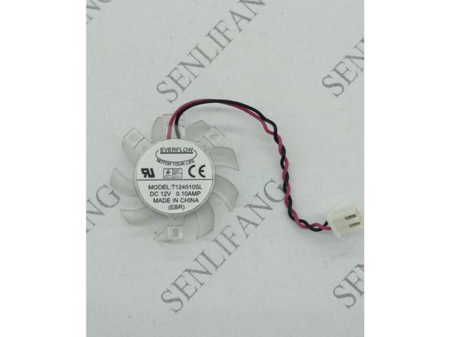 for T124010SL 37mm 23x29x29mm 12V 0.10A 2Pin For Gigabyte GT210 ...