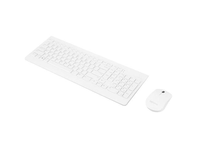 Lenovo 510 Wireless Combo Keyboard & Mouse (White) - US English ...