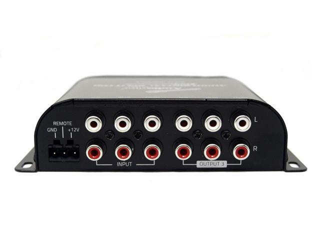 Audiopipe Multi-Audio Signal Splitter Amplifier 3 Rca Outputs W/ Built ...