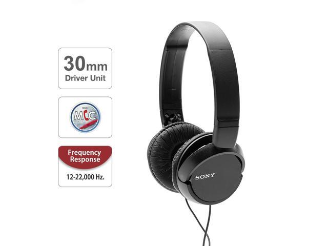 Sony MDRZX110 ZX Series Stereo Headphones (Black) - Newegg.com