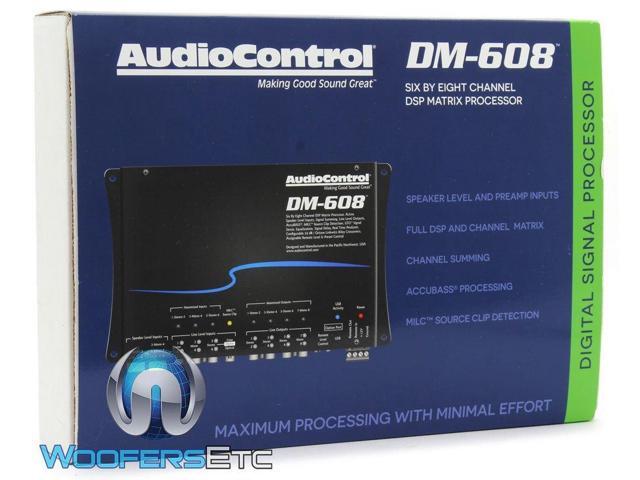 AudioControl DM-608 Premium 6 Input 8 Output DSP Matrix Processor ...