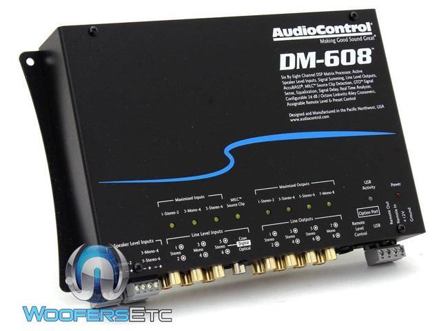 AudioControl DM-608 Premium 6 Input 8 Output DSP Matrix Processor ...
