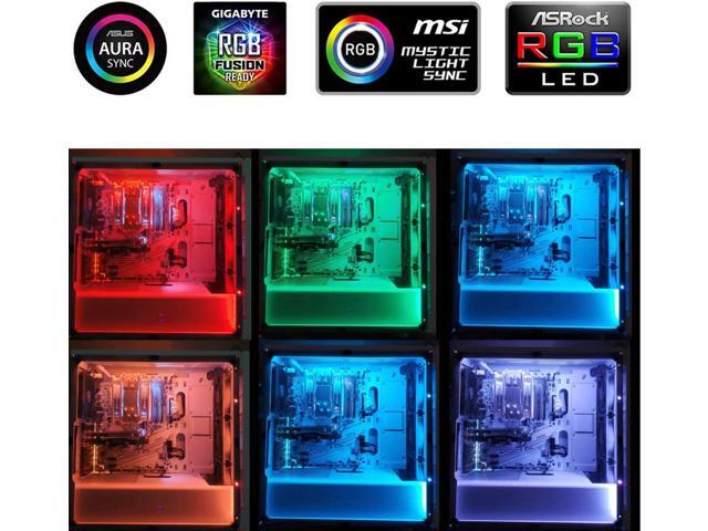 Airgoo PC RGB LED Strip Light, Easy Install with Strong Magnetic Clips ...