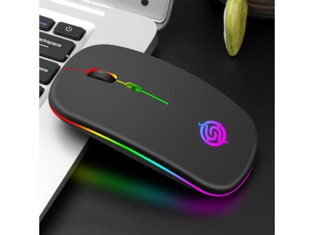 K-Snake BM110 RGB Lighting Effect Wireless Bluetooth Mouse (Black ...