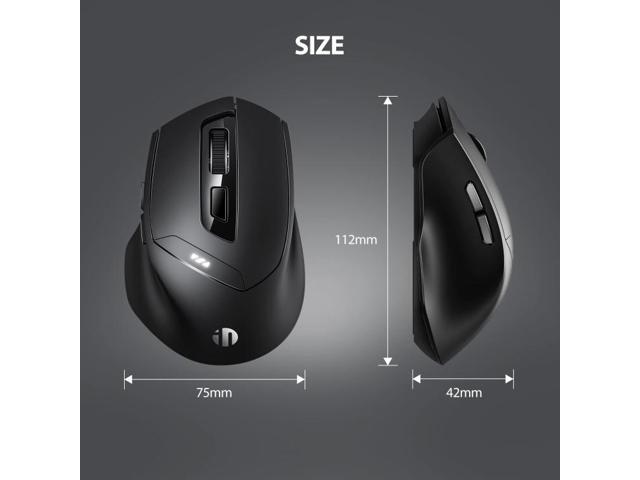 Inphic DR01 Bluetooth 3 Mode Wireless Mouse Charging Quiet Office Game Laptop Computer Home Use ...