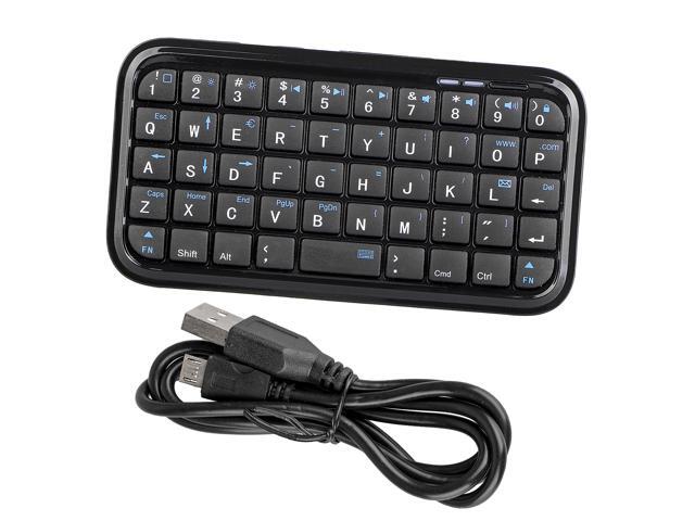 Mini Bluetooth Wireless Keyboard Portable Slim Rechargable Keypad ...