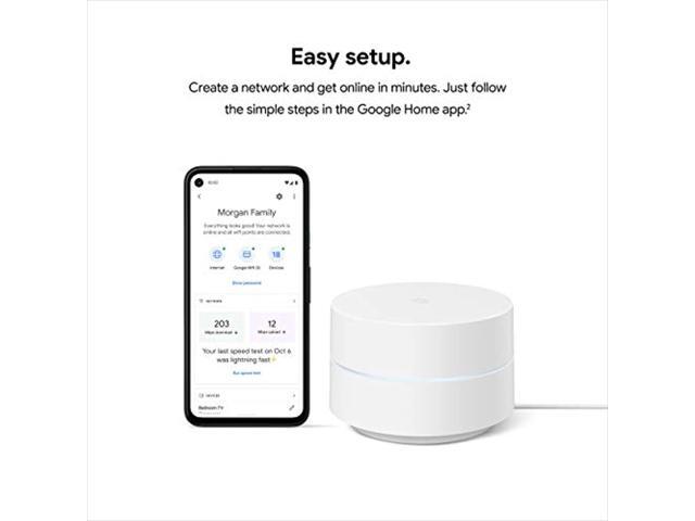 Google Wifi - AC1200 - Mesh WiFi System - Wifi Router - 4500 Sq Ft ...