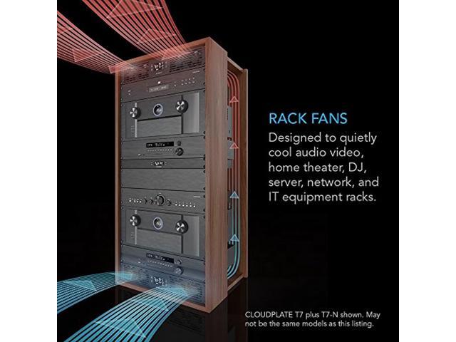 AC Infinity CLOUDPLATE T1-N, Rack Mount Fan Panel 1U, Intake Airflow ...
