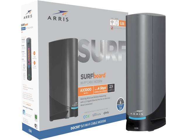 ARRIS - SURFboard DOCSIS 3.1 Multi-Gig Cable Modem and Wi-Fi 6 Router ...