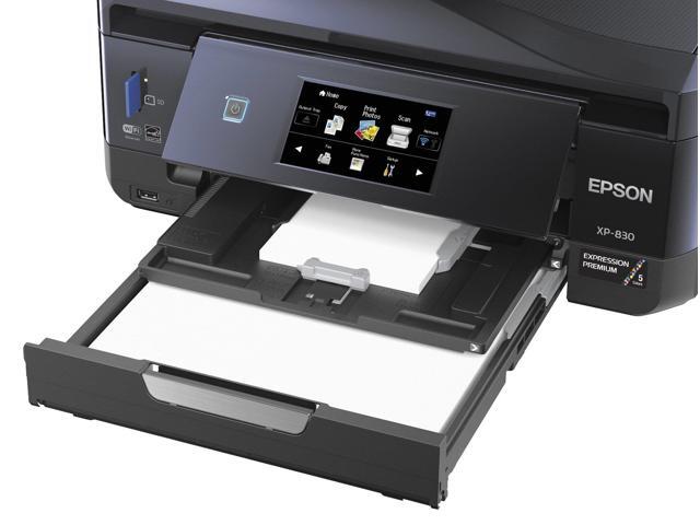 Epson XP-830 Wireless Color Photo Printer Scanner, Copier & Fax ...