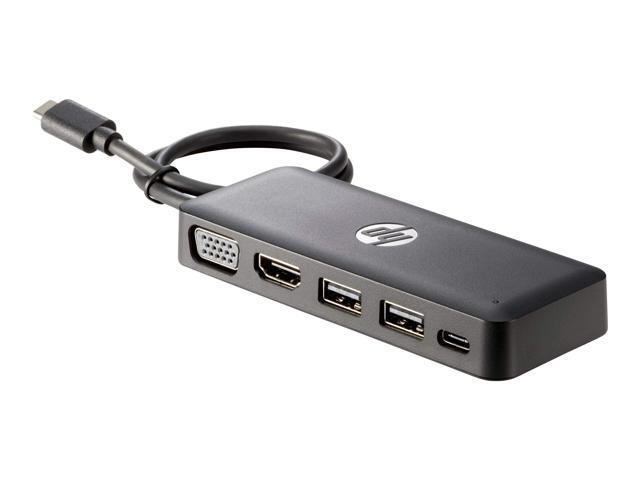 Open Box: HP Z9G82UT Travel Hub - Port Replicator - (Usb-C) - Promo ...