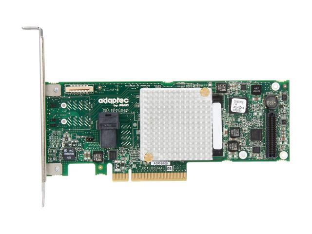 Adaptec Controller Card 2277600-R RAID 8405 12Gb/s PCI-Express SAS/SATA ...