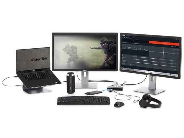VISIONTEK 901147 VT1000 Dual DisplayUSB3.0 Dock - Newegg.ca