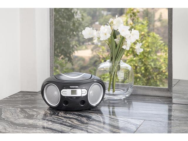 Toshiba Portable CD Boombox with AM/FM Stereo and Aux Input TY-CRS9 ...