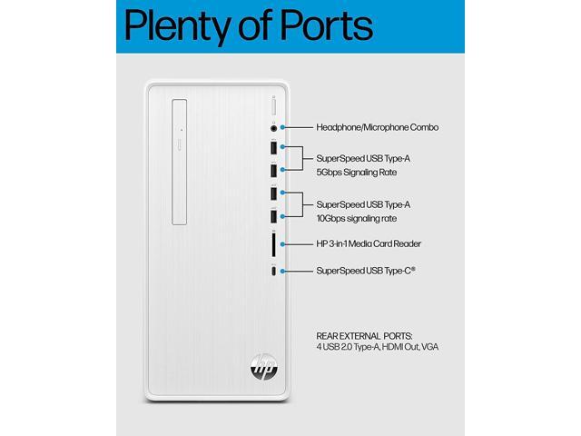 Refurbished: HP Pavilion TP01-3016 Desktop Intel Core i5-12400 2.50GHz ...