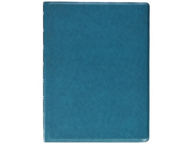 FILOFAX Refillable Saffiano Notebook, A5 (8.25" x 5") Aqua - 112 Cream ...