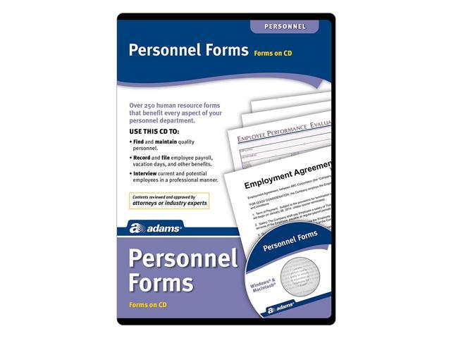 Adams Employee Personnel Forms CD, Over 250 Human Resource Forms on CD ...