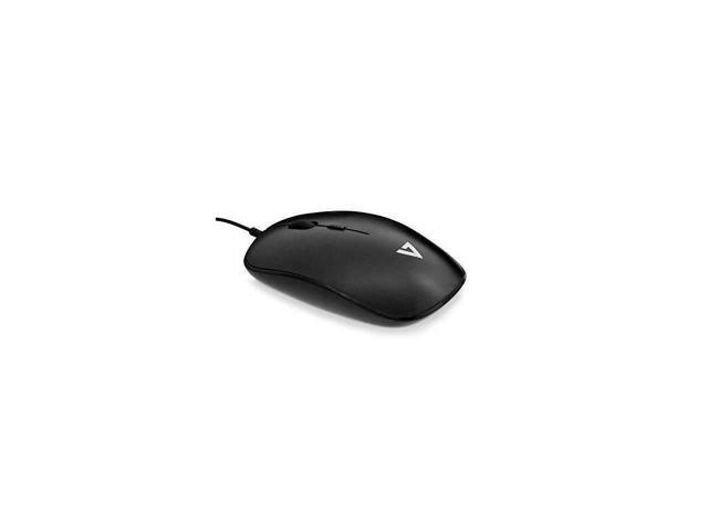 V7 MU200-1N Black Wired Optical Low Profile Mouse - Newegg.com