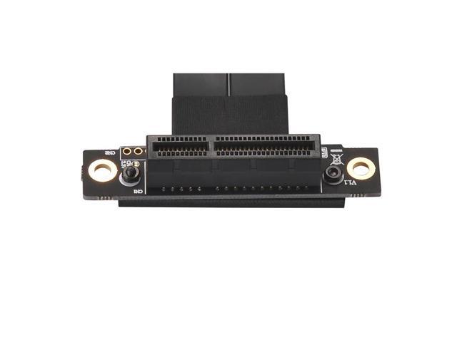 PCI E 4X Riser Card Extender Flex Extension Cable Ribbon Adapter ...
