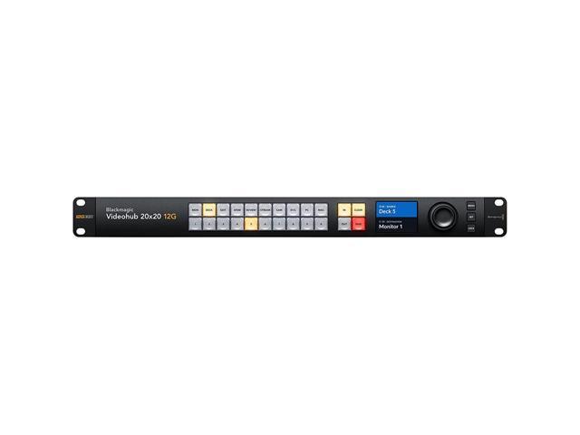 Blackmagic Design Videohub 20x20 12G Zero-Latency Video Router - Newegg.com