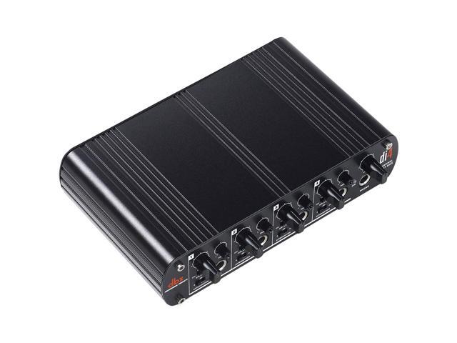 dbx DI4 4-Channel Active Direct Box and Line Mixer Bundle with Studio ...
