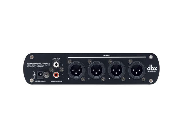 dbx DI4 4-Channel Active Direct Box and Line Mixer Bundle with Studio Monitor Pro Headphones ...