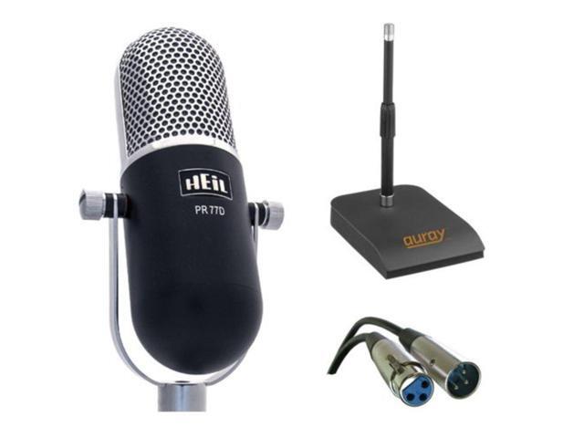 Heil Sound PR 77D Large-Diaphragm Dynamic Microphone (Black) with TT ...