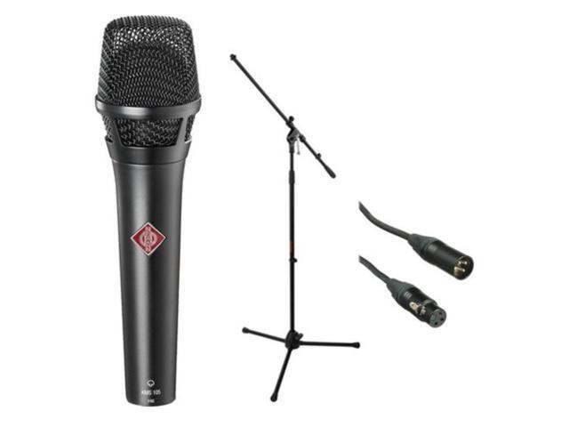 Neumann KMS 105 - Live Vocal Condenser Microphone (Black) With XLR ...