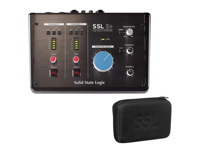 Solid State Logic SSL 2+ USB Audio Interface Bundle with Solid State Logic SSL 2 / SSL 2 ...