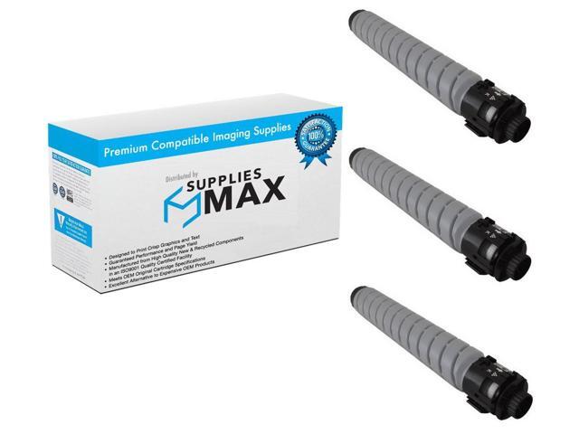 SuppliesMAX Compatible Replacement for Savin IM-C2000/IM-C2500 Black Toner Cartridge (3/PK-16500 ...