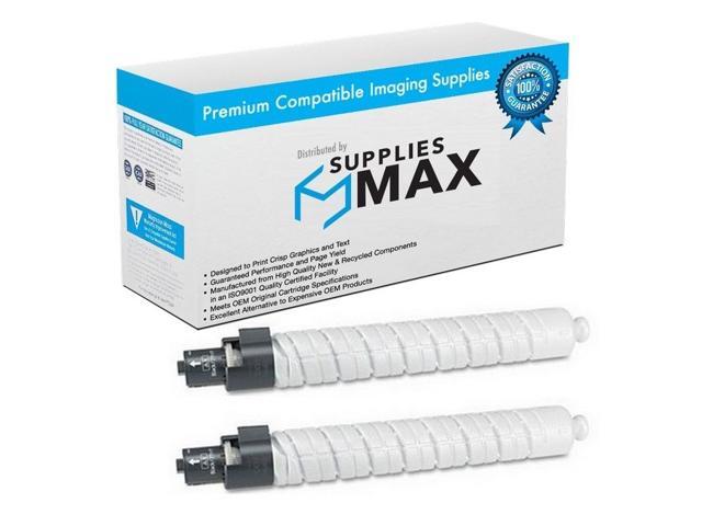 SuppliesMAX Compatible Replacement for Ricoh Aficio MP-C4501/MP-C5501 Black Toner Cartridge (2 ...