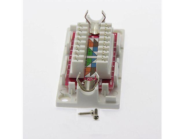 10 x CAT6 CAT 6 Junction Box Type 110 Punch Down LAN Ethernet Extender ...