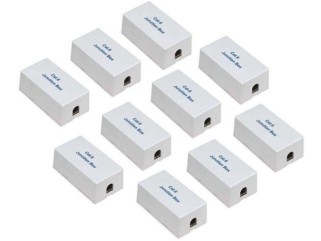 10 x CAT6 CAT 6 Junction Box Type 110 Punch Down LAN Ethernet Extender ...