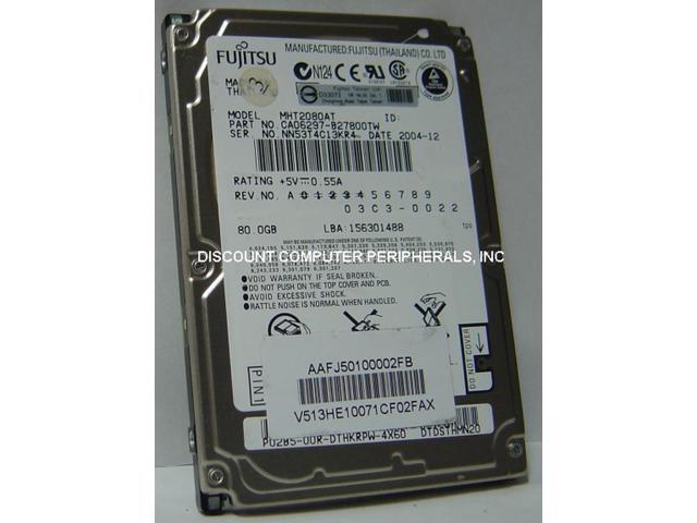 Fujitsu MHT-AT MHT2080AT 80GB 4200 RPM 8MB Cache IDE Ultra ATA100 / ATA ...