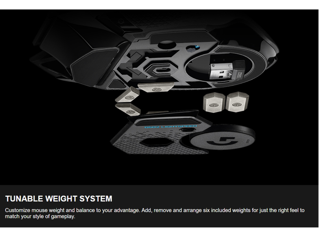 Logitech G502 LIGHTSPEED Wireless Gaming Mouse with HERO Sensor and ...