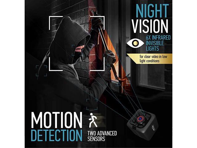 Spy Camera 1080P Hidden Camera Portable Small HD Nanny Cam with Night ...