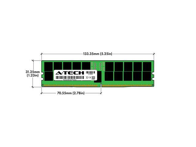 A-Tech 256GB (4x64GB) 2Rx4 PC5-38400R DDR5 4800 MHz EC8 RDIMM ECC ...
