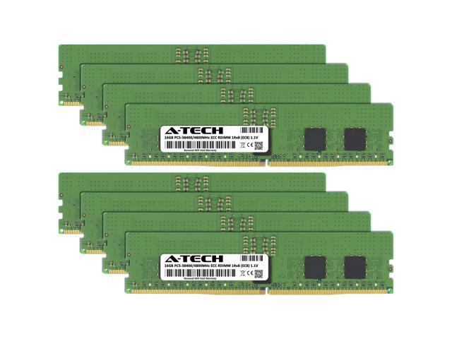 A-Tech 128GB (8x16GB) 1Rx8 PC5-38400R DDR5 4800 MHz EC8 RDIMM ECC ...