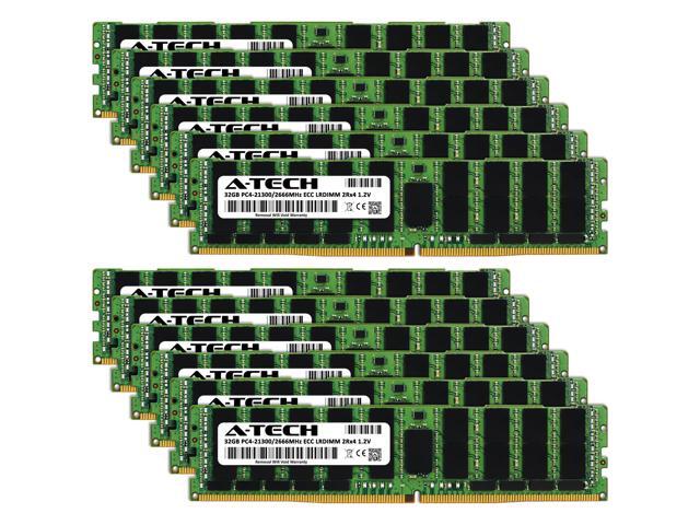 A-Tech 384GB Kit (12x32GB) RAM for Apple Mac Pro (2019, 8-Core, Rack ...