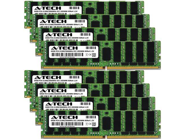 A-Tech 512GB Kit (8x64GB) RAM for Apple Mac Pro (2019, 8-Core, Rack ...
