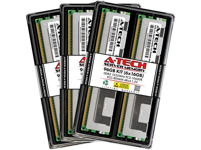 A-Tech 96GB Kit (6x16GB) RAM for Apple Mac Pro (Mid 2010/2012, 12-Core ...